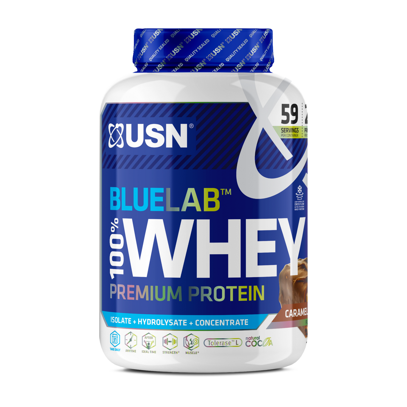 BLUE LAB WHEY PREMIUM PROTEIN POWDER - body tronix